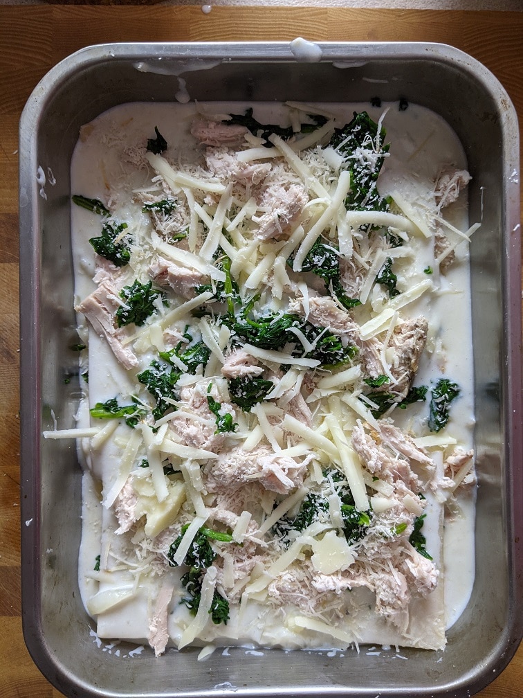 Creamy Turkey Lasagna - The Perfect Use For Leftover Turkey