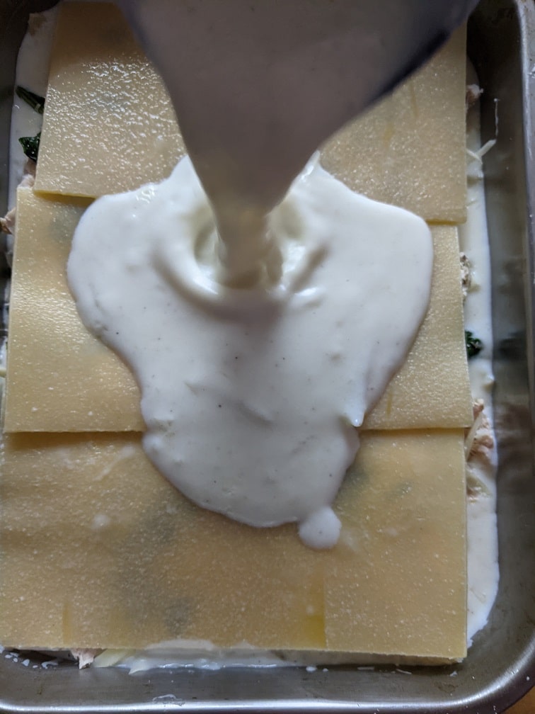 Creamy Turkey Lasagna - The Perfect Use For Leftover Turkey