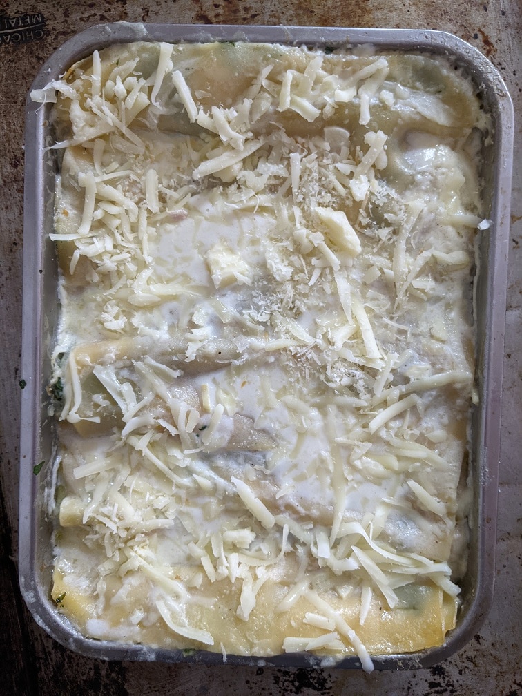 Creamy Turkey Lasagna - The Perfect Use For Leftover Turkey